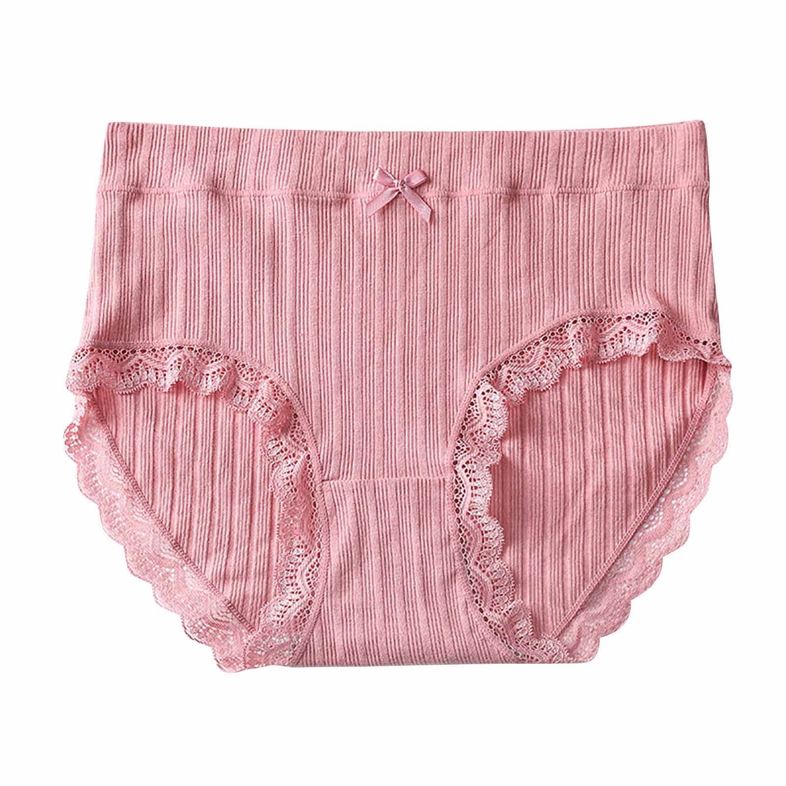 Aeguzox Cotton Underwear for Women Classic High Waisted Solid ...
