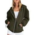 Aeguzox Hoodies for Women Minimalist Hooded Construction with Balloon ...