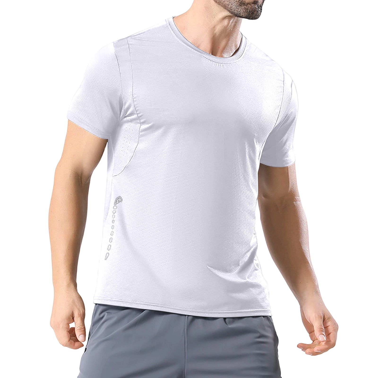 Aeguzox Men's T-shirts Sport Round Neck Daily Running Leisure Layout ...