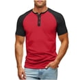 Aeguzox Mens T-shirts Basic Solid Round Neck All Match Casual Shape ...