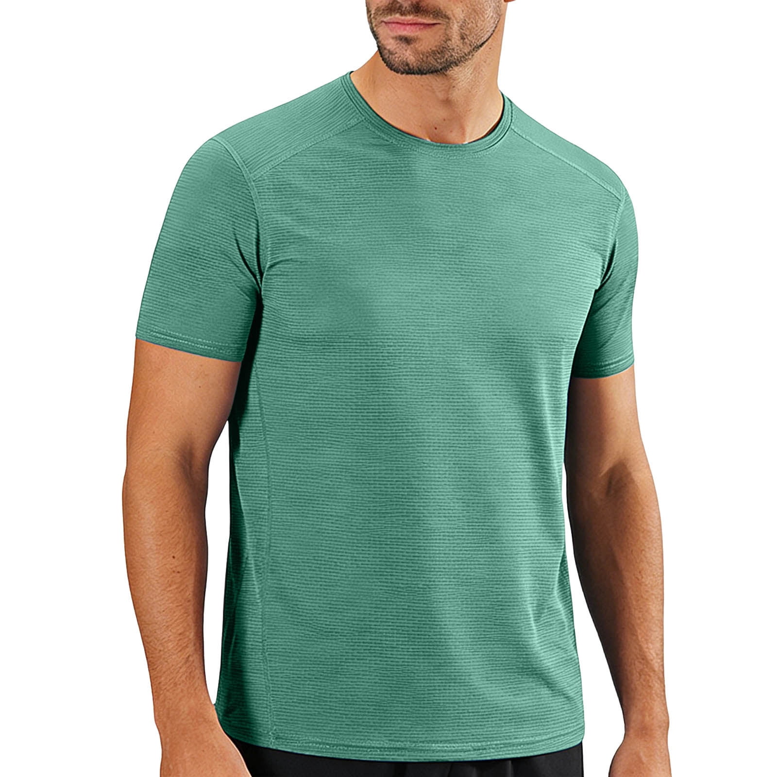 Aeguzox Mens T-shirts Crew Neck Raglan Sleeve Sports Top Three ...