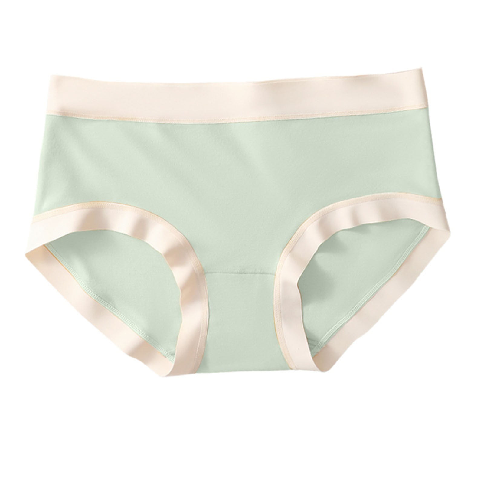 Aeguzox Womens Underwear Seamless Breathable Mid-waist Solid Color ...