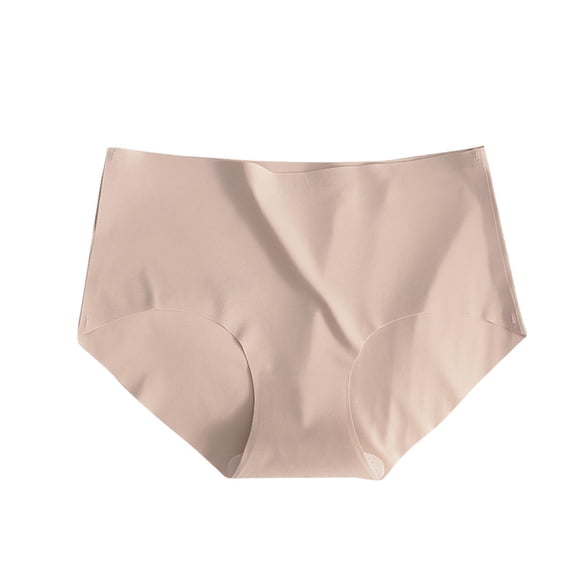 Aeguzox Womens Underwear Solid Color Seamless Thin Mid Waist Non Hip ...