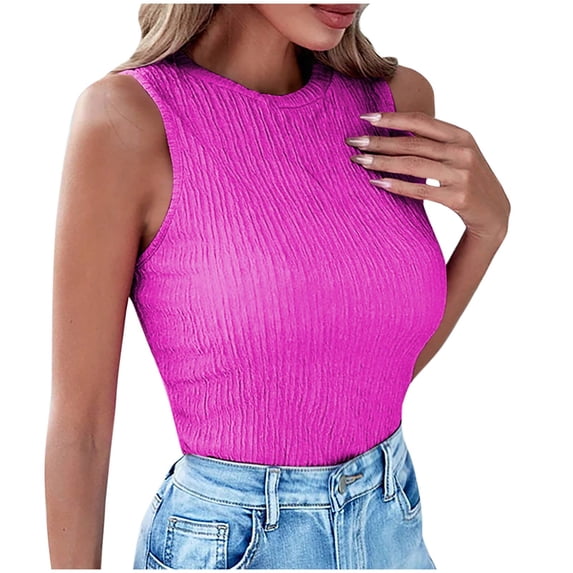 Aeguzox Workout Tank Tops Woman Slightly Fitted Silhouette Curves ...