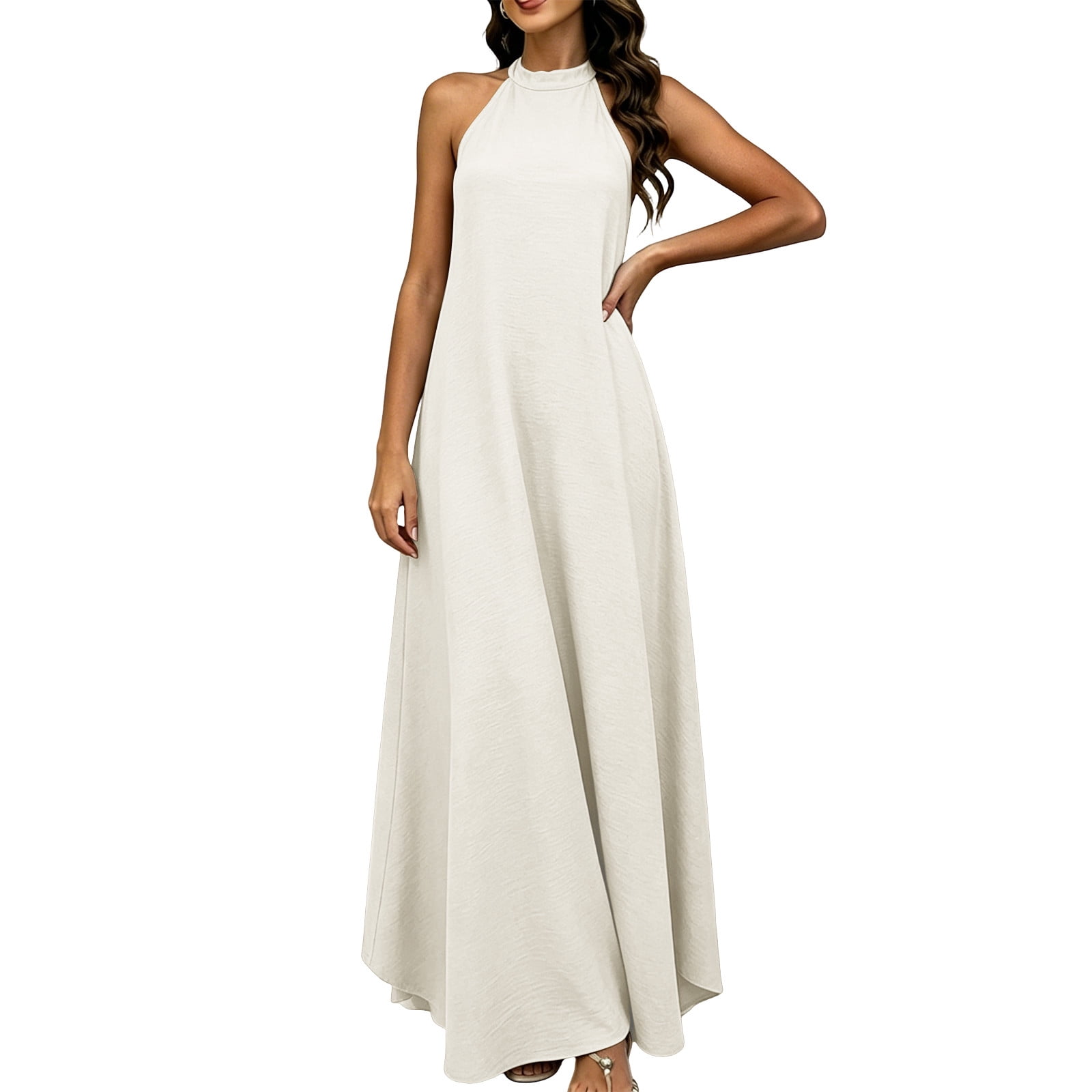 Aeguzox summer Dresses for Women Timeless Flowy Maxi for Special ...