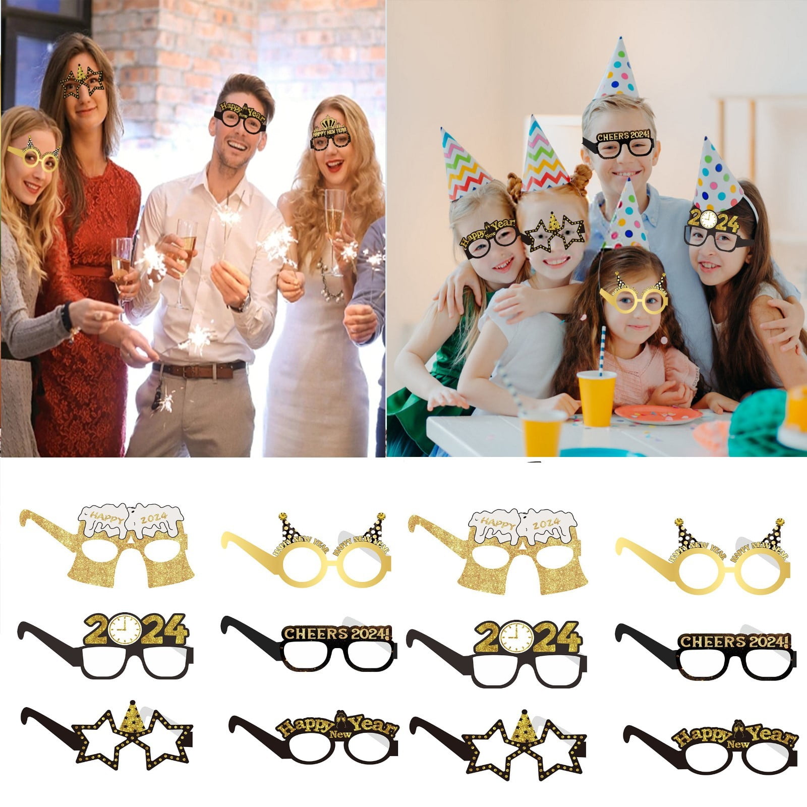 Aehas Prop glasses prime day 2024 Party Decorations Funny Photo Props ...
