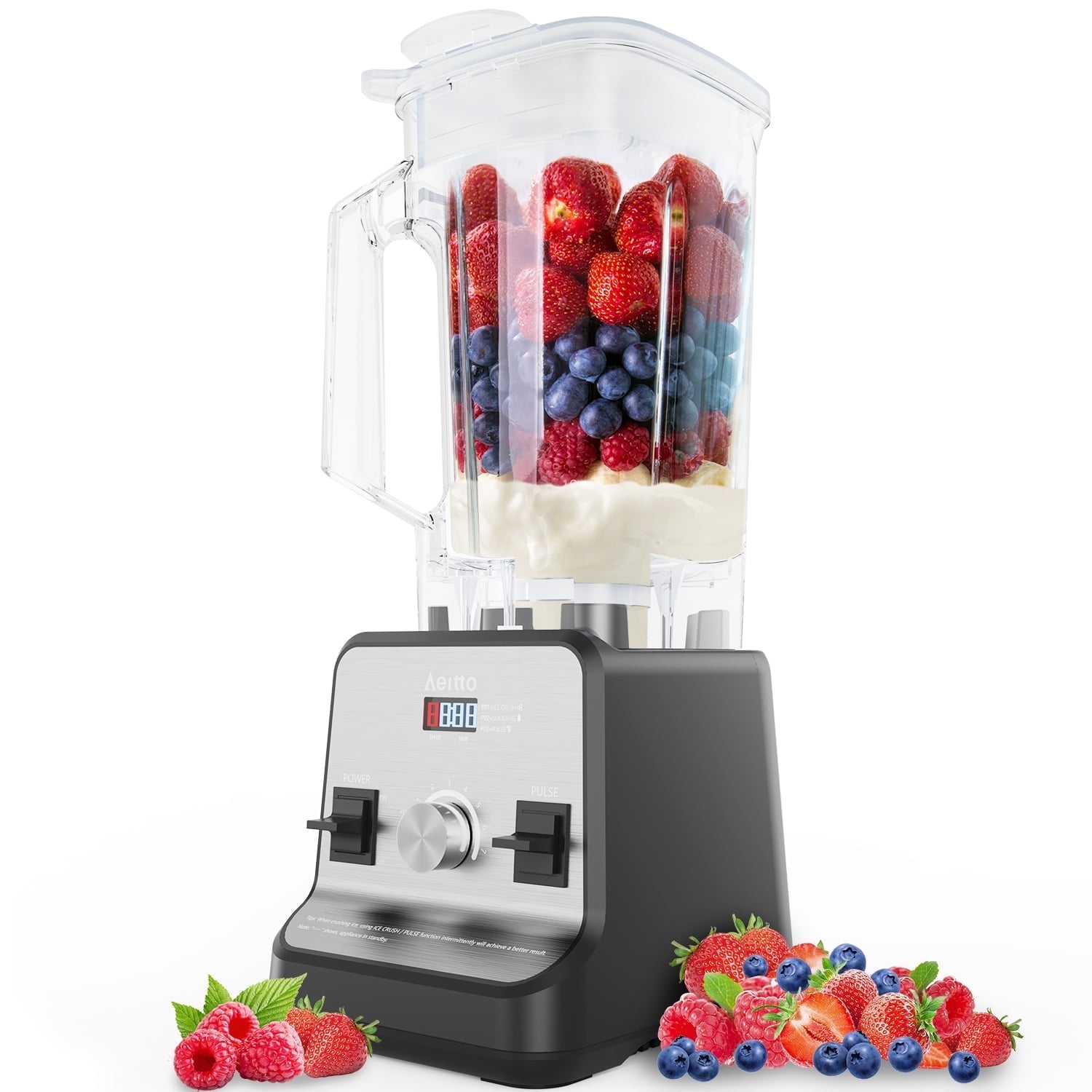 Aeitto® High Speed Blender, 1500-Watt, 68 Oz for Smoothies, Ice Crush ...