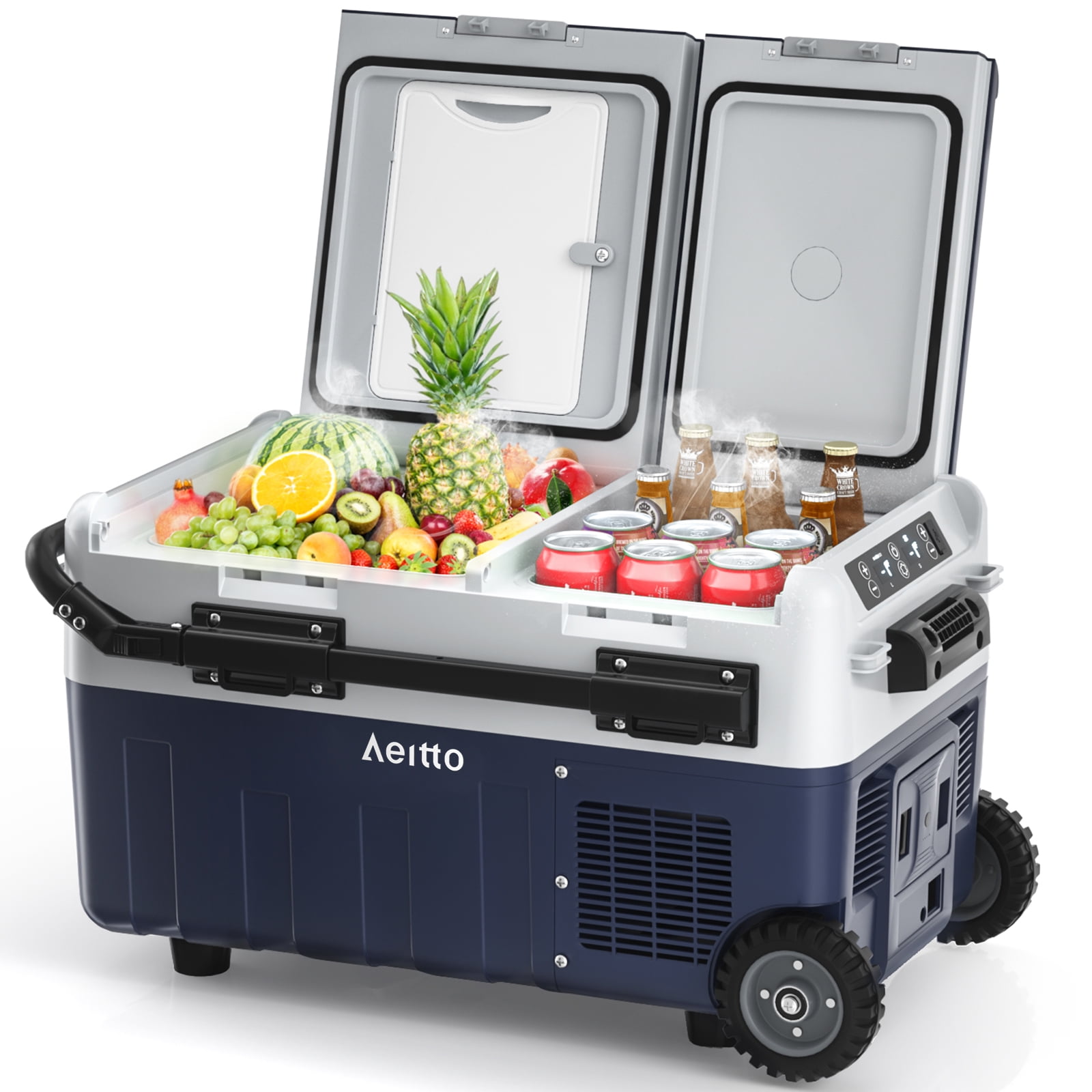 Free Shipping! Aeitto Car Fridge 12v, 32QT Portable Car Refrigerator ...