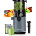 Aeitto Cold Press Juicer, Juicer Machine with 5.3" Large Feed Chute ...