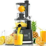 OverTwice Slow Masticating Juicer Cold Press Juice Extractor Apple Orange Citrus Juicer Machine ...