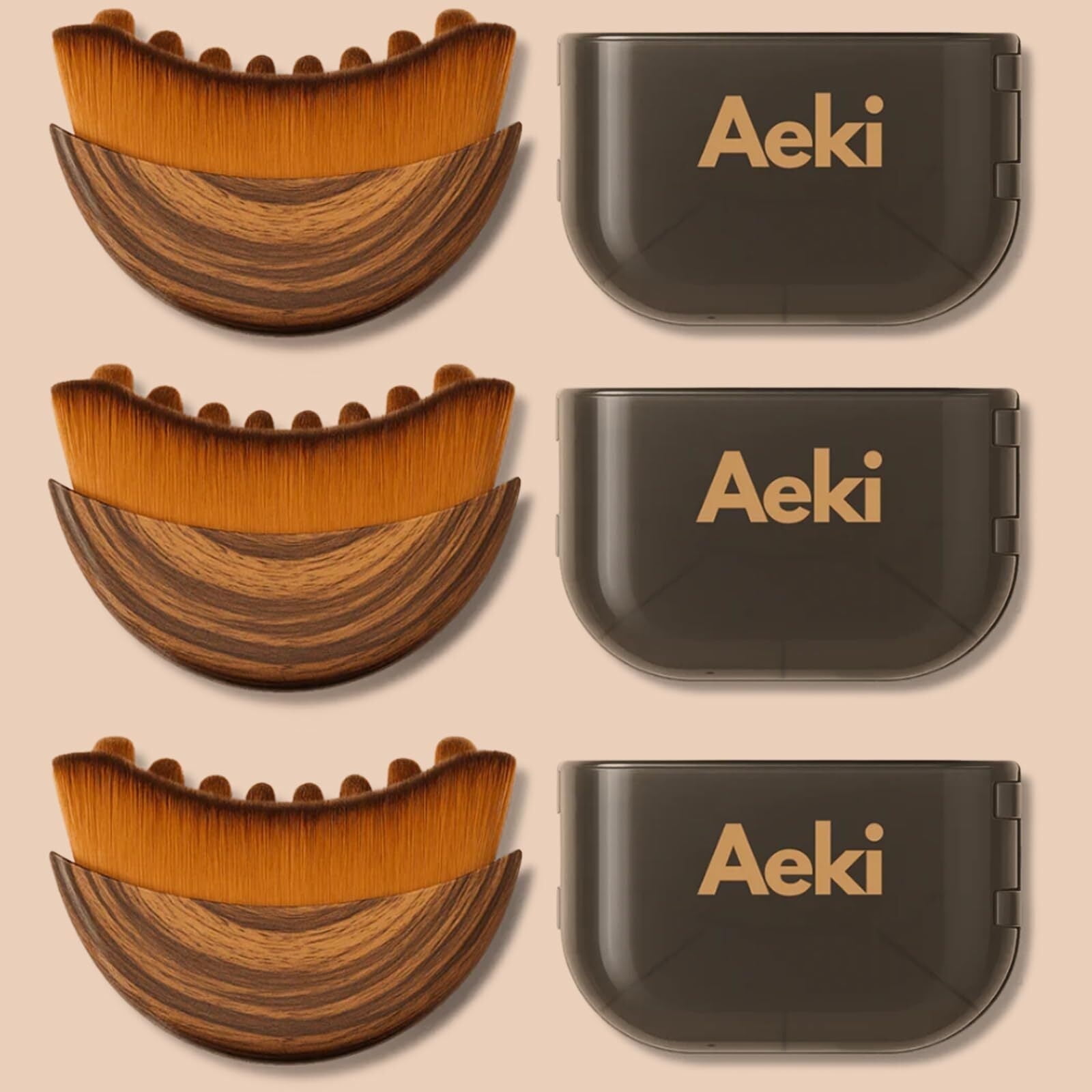 Aeki Lymphatic Contour Face Brush - Reduces Puffiness & Restores ...