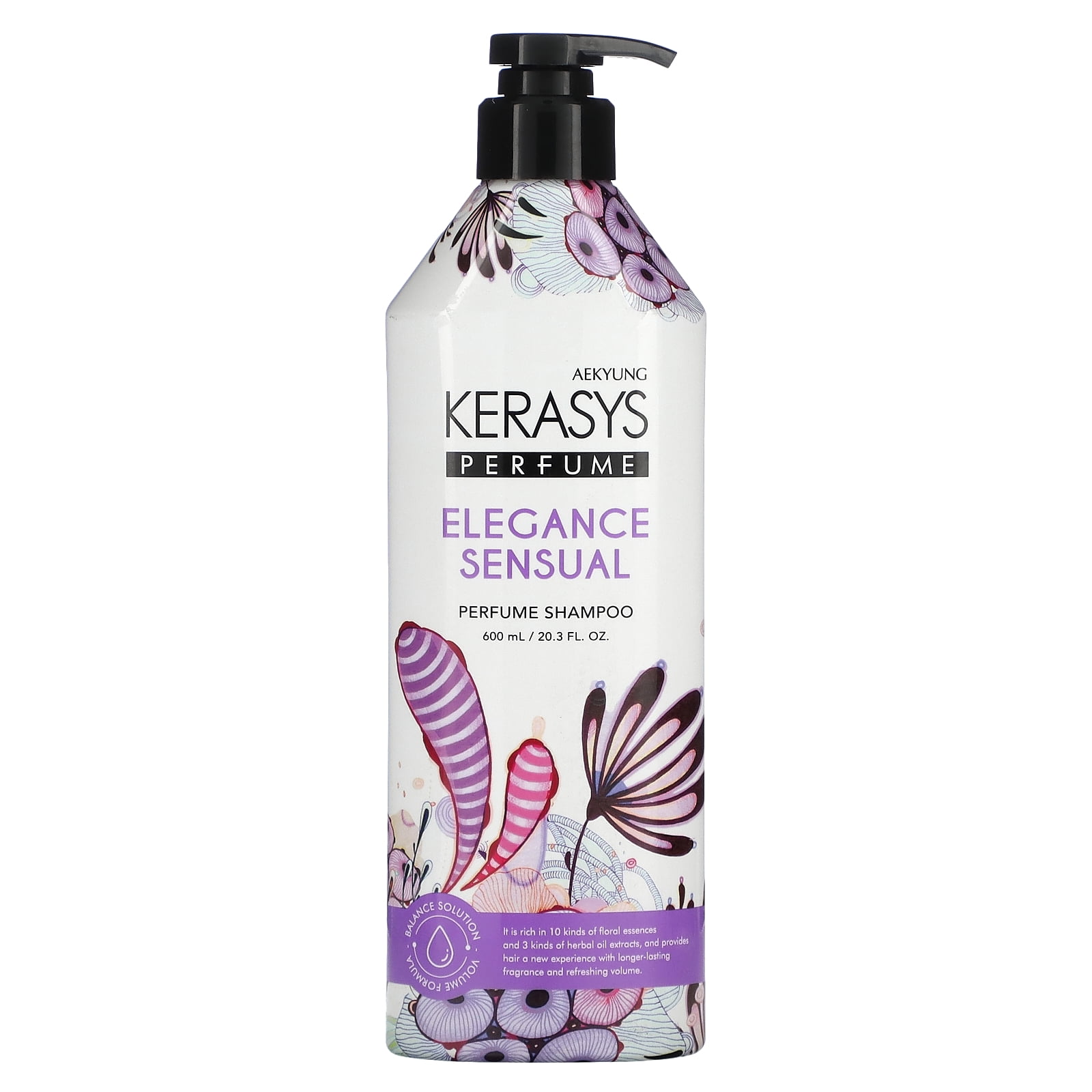 Kerasys Elegance Sensual Perfume Shampoo, 20.3 fl oz (600 ml) - Walmart.com