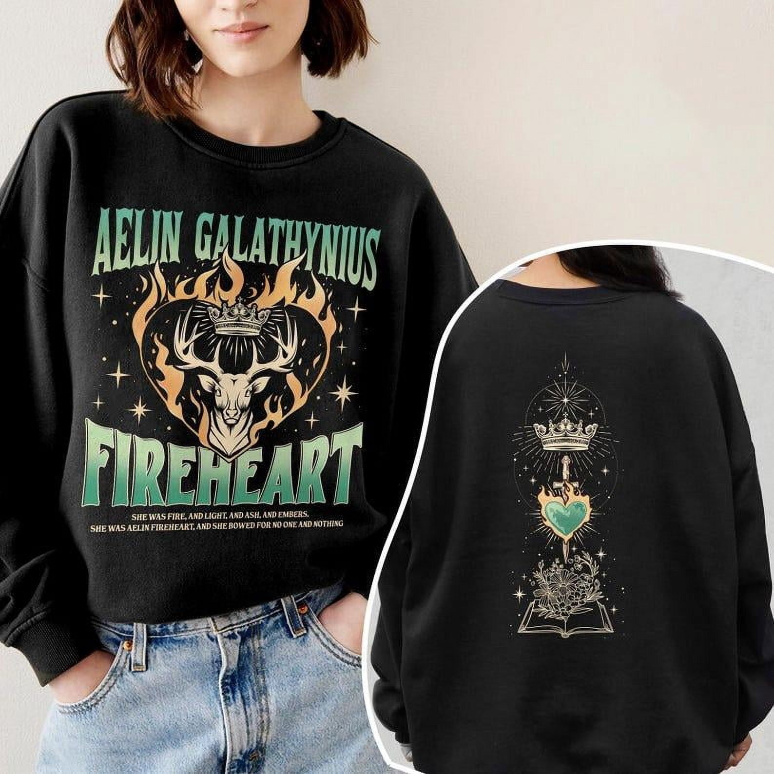 Aelin Galathynius Fireheart Sweater. Terrasen TOG Sweater. SJM Inspire ...
