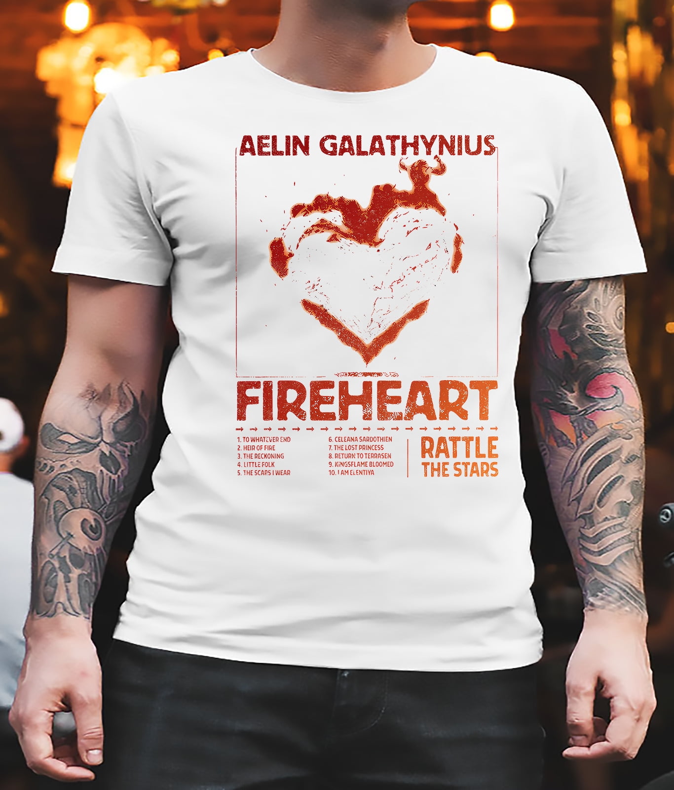 Aelin Galathynius TEE Fireheart Terrasen T-Shirt Licensed Throne Of Glass UNISEX - Walmart.com