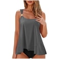 Aellinatey 2 Piece Bathing Suits for Women Ruffle with Shorts Tankini ...