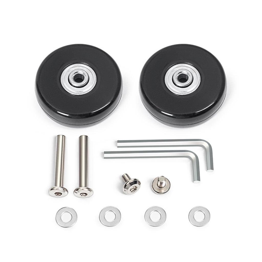 Aellinatey 2PCS Quiet Rolling Suitcase Replacement Wheels Easy ...