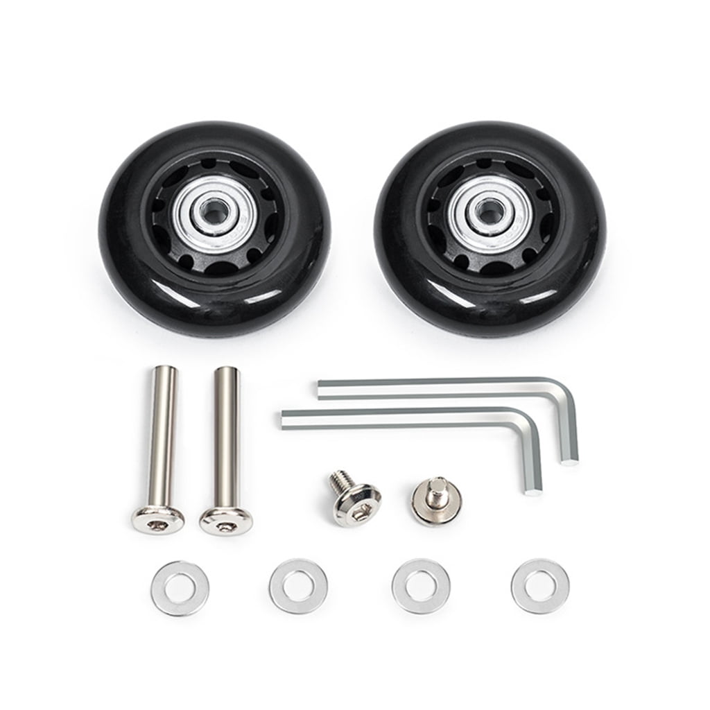 Aellinatey 2PCS Quiet Rolling Suitcase Replacement Wheels Easy ...