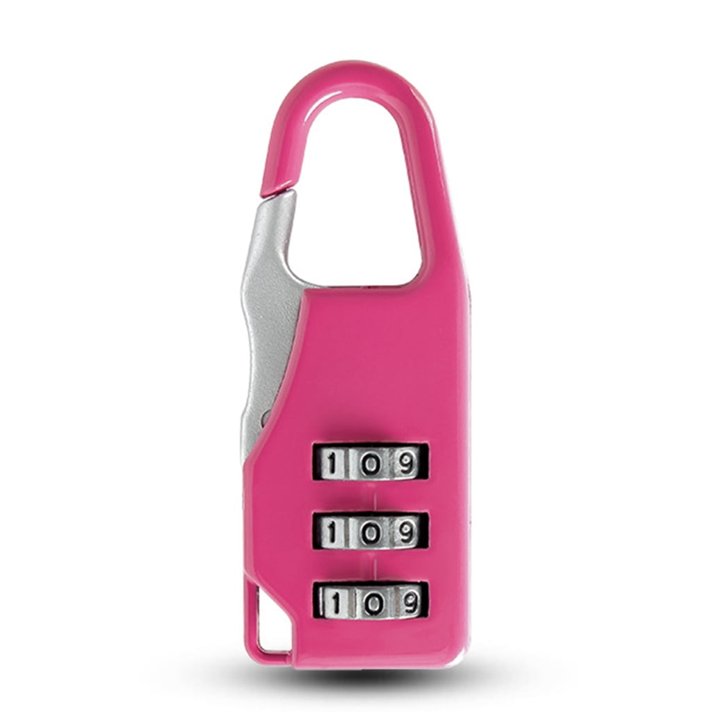 Aellinatey 3 Digit Mini Padlock Metal Small Combination Lock for Diary ...