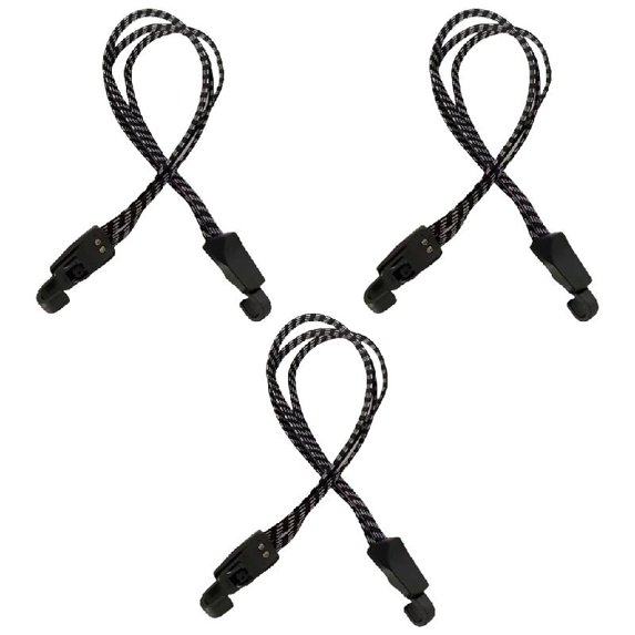 Aellinatey 3Pcs Elastic Strap with Hook Bungee Cord for Camping ...