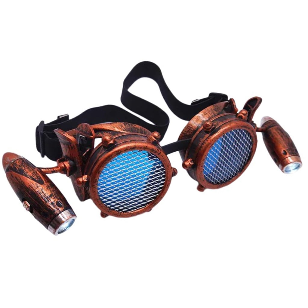 Aellinatey Adult Steampunk Goggle Retro Sunglasses Goggle Glasses Gothics Glasses - Walmart.com