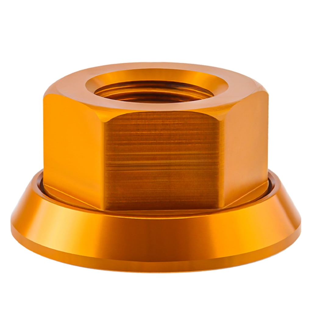 Aellinatey Aluminum Alloy Hubs Nut Bicycles Wheel Axle Nut Bolt Bike ...