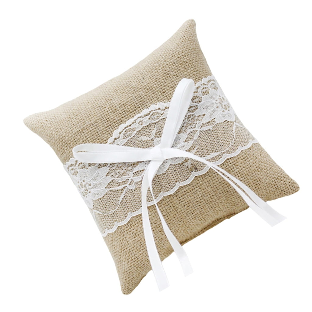 Aellinatey Beautifully Crafted Wedding Rings Bearer Pillow Ceramony ...