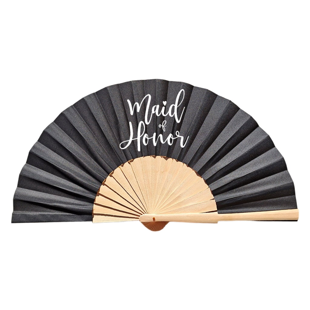 Aellinatey Biodegradable Bridal Fan White Paper For Outdoor Ceremony ...