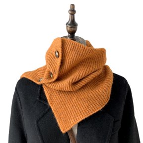 Njoeus Women's Faux Fured Collar Scarf Neck Warmer Soft Wrap Shawl ...