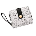 Aellinatey Cartoon Cats Face Small Purse Compact Size Card Holder ...