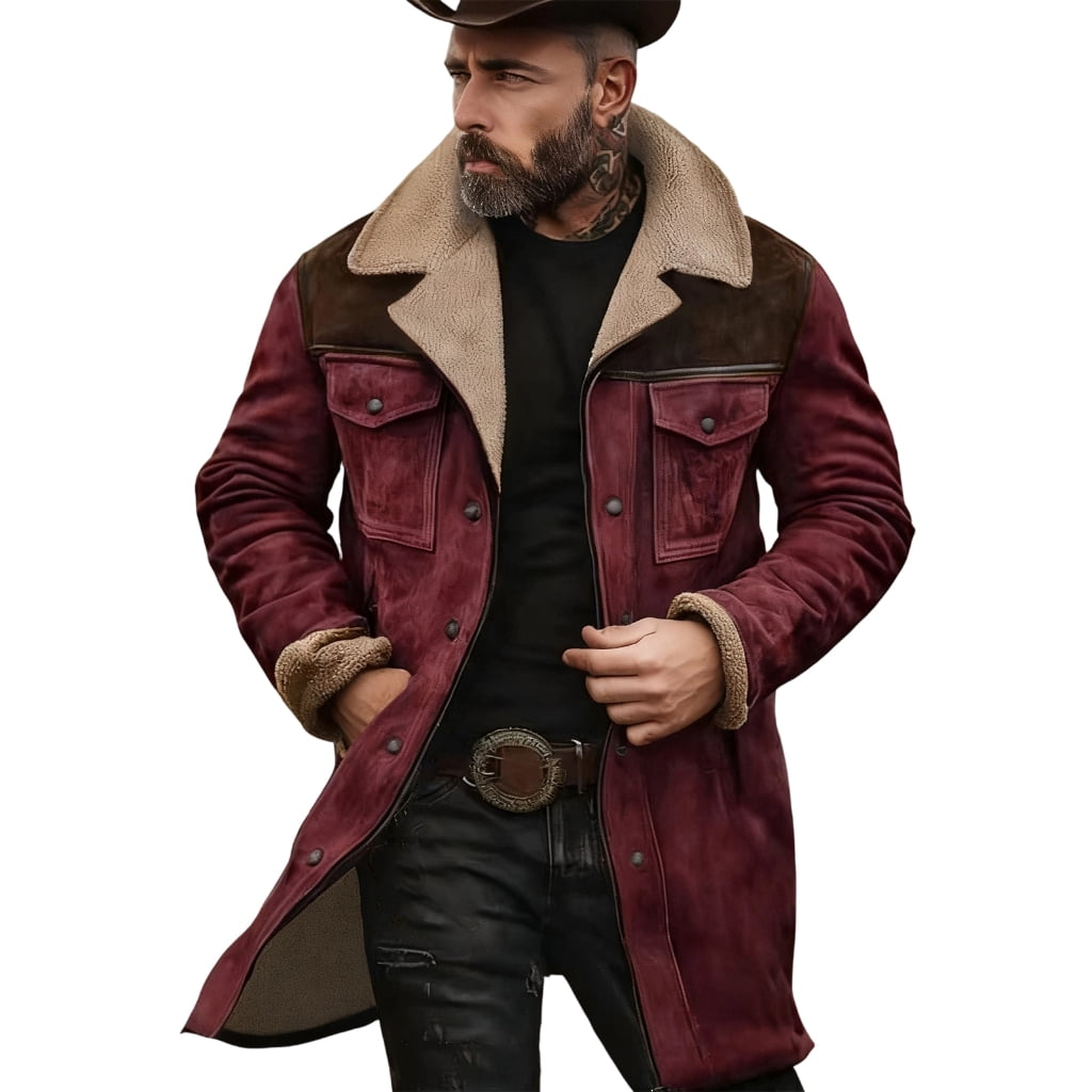 Aellinatey Casual Men's Winter Jacket Fleece Lined Warm Coat Fall ...