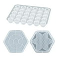 Aellinatey Checker Board Silicone Mold Checker Epoxy Resin Casting Mold ...