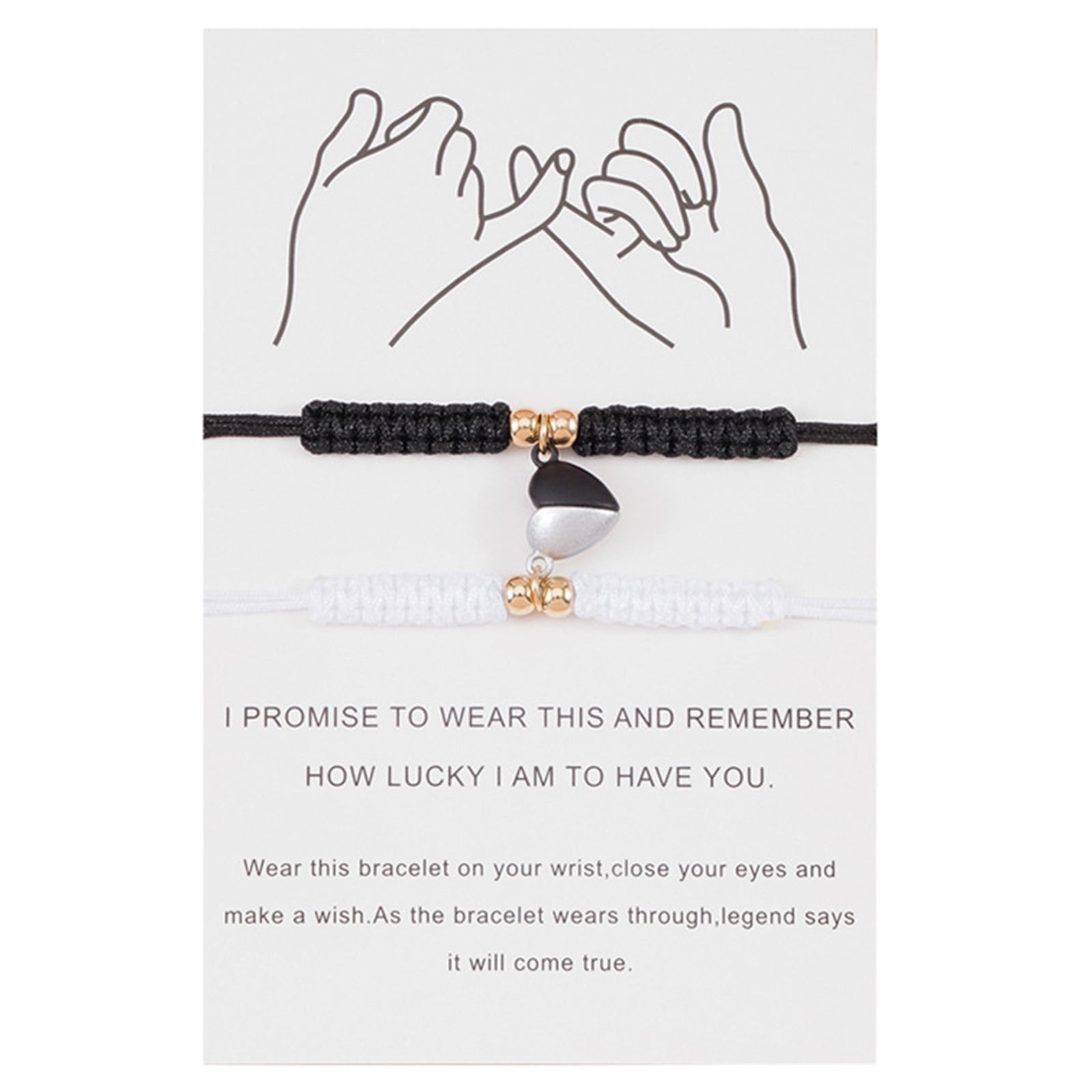 Aellinatey Chinese Knot Weaving Love Magnetic Buckle Attracts Couples ...