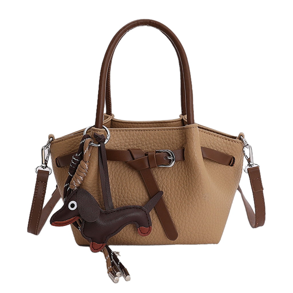 Aellinatey Color Block Design Shoulder Bag Retro Style Crossbody Bag ...