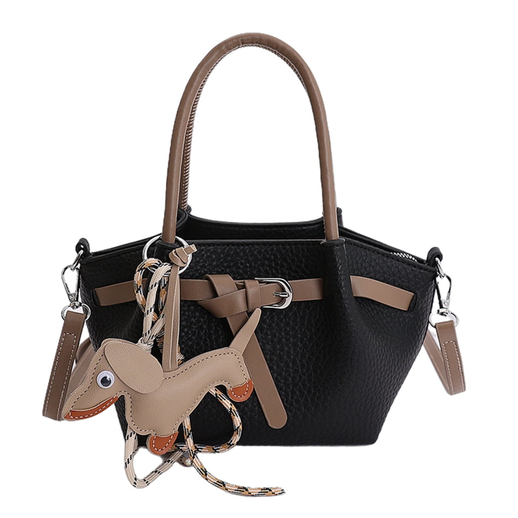 Aellinatey Color Block Design Shoulder Bag Retro Style Crossbody Bag ...