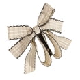 Aellinatey Comfortable Plaided Bows Banana Hair Clip for High Ponytail ...