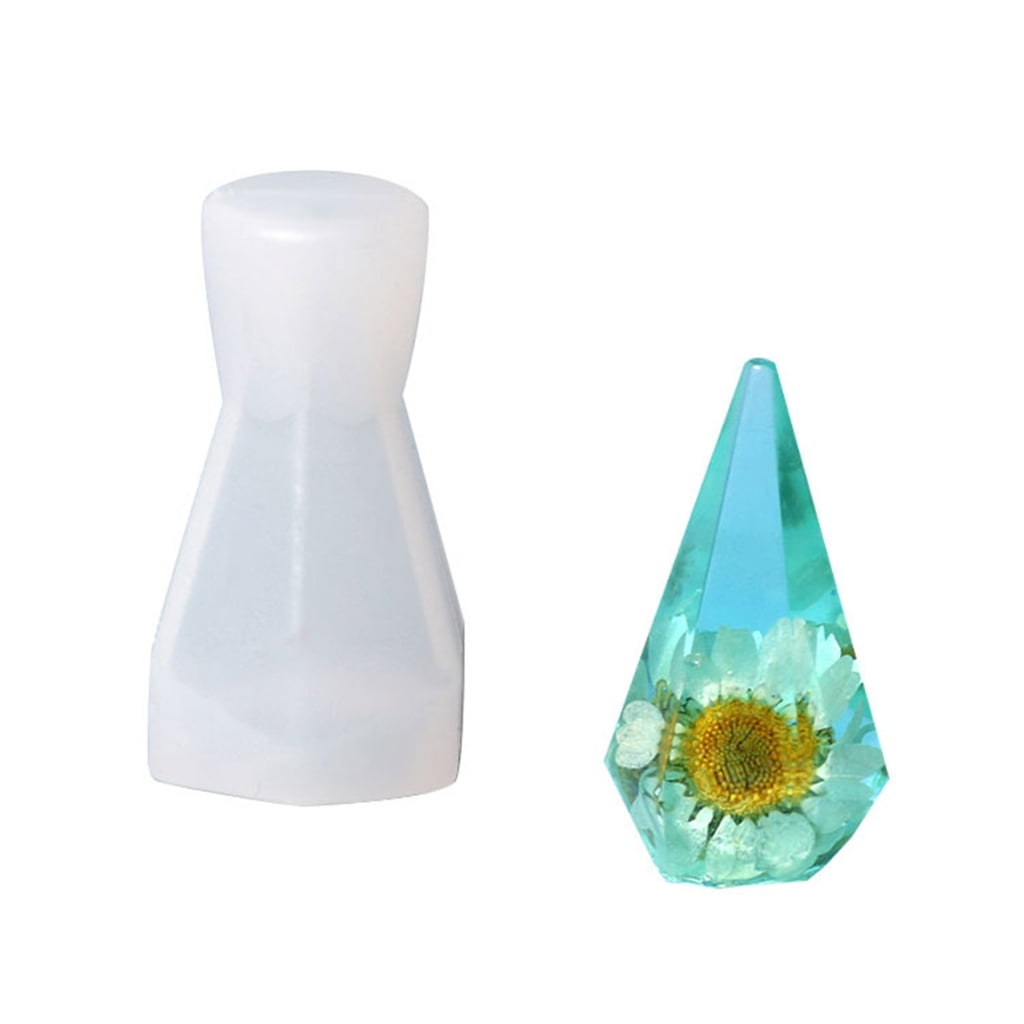 Aellinatey Cone Ring Holder Resin Mold Crystal Pyramid Silicone Epoxy ...