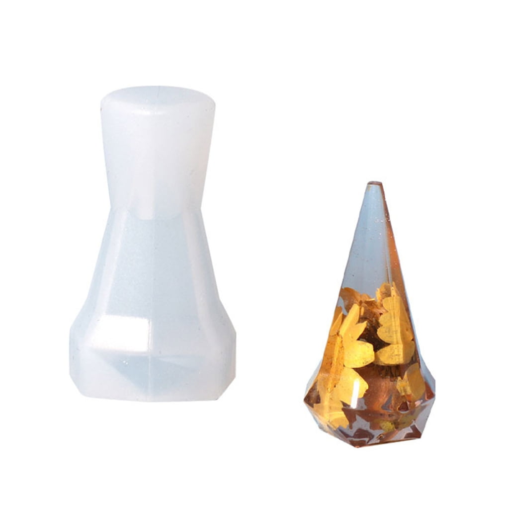 Aellinatey Cone Ring Holder Resin Mold Crystal Pyramid Silicone Epoxy ...