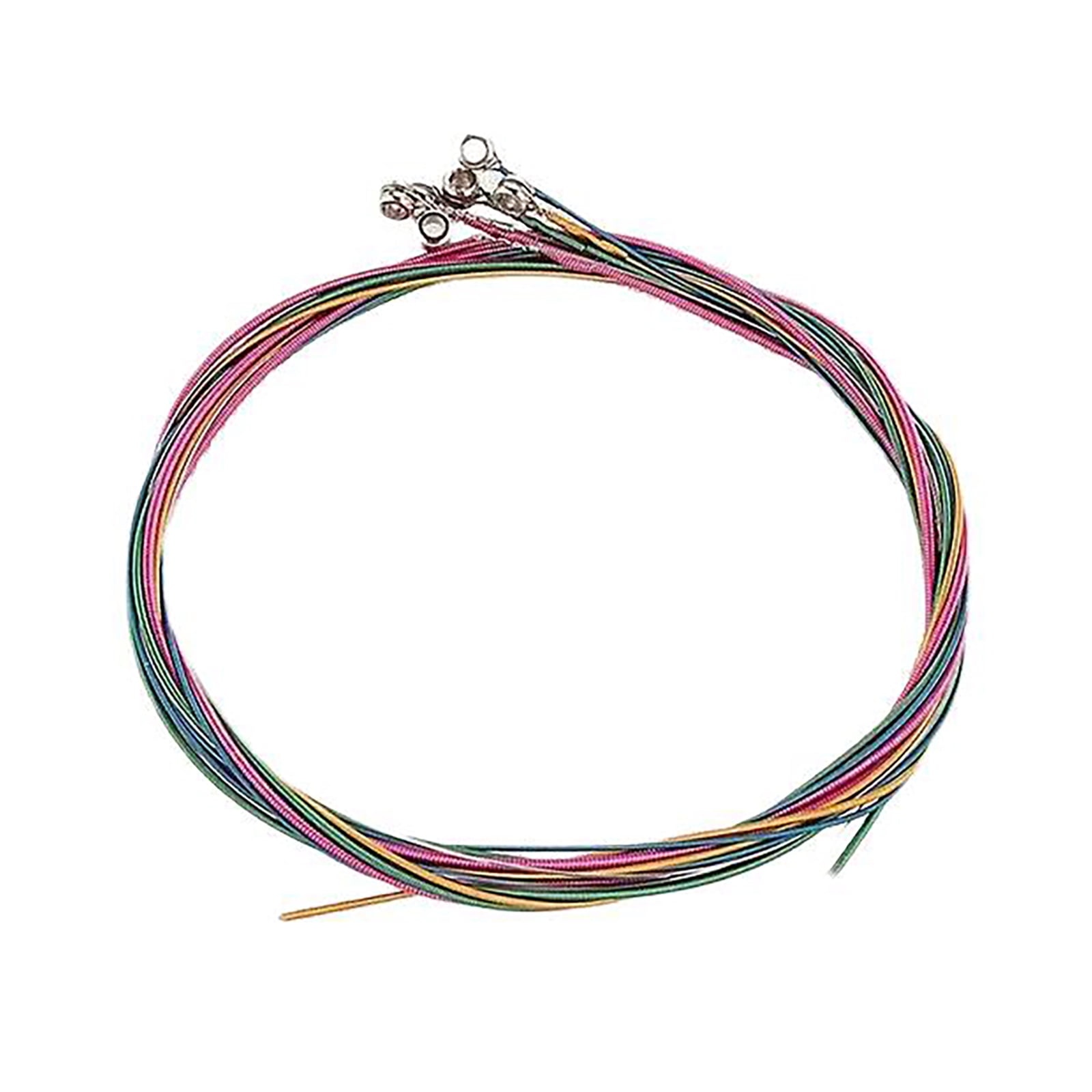 Aellinatey Copper Guitar Strings Set for Acoustic Folk Guitar Colorful ...