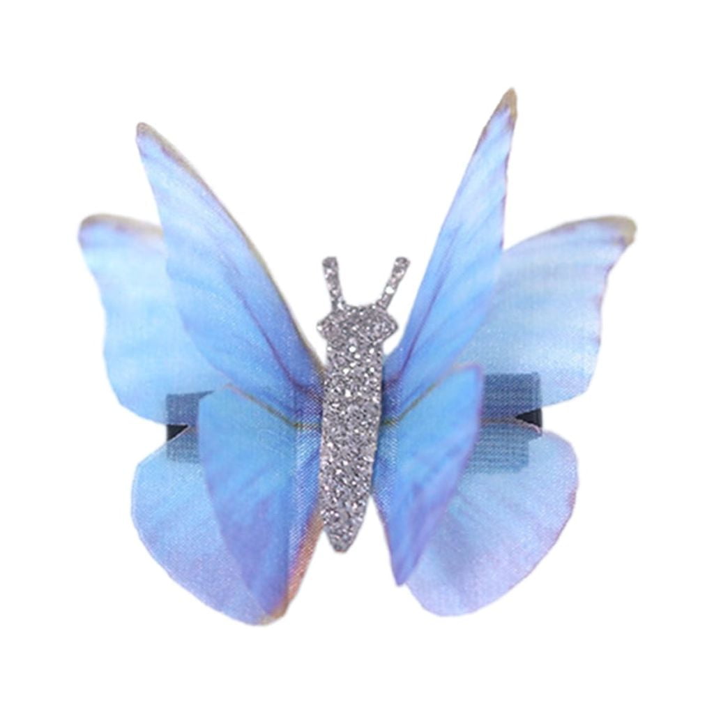 Aellinatey Cute Butterfly Hair Clip Ponytail Side Hair Travel Hairpins ...