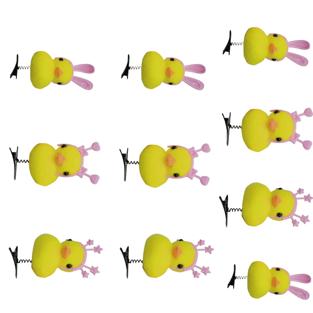 Aellinatey Cute Cartoon Duck Hairclip Music Festival Hair Pin School ...