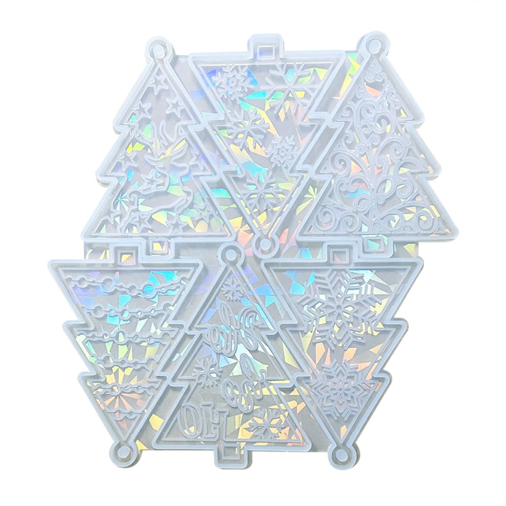 Aellinatey Cute Ornaments Silicone Mould Resin Casting Molds Christmas ...
