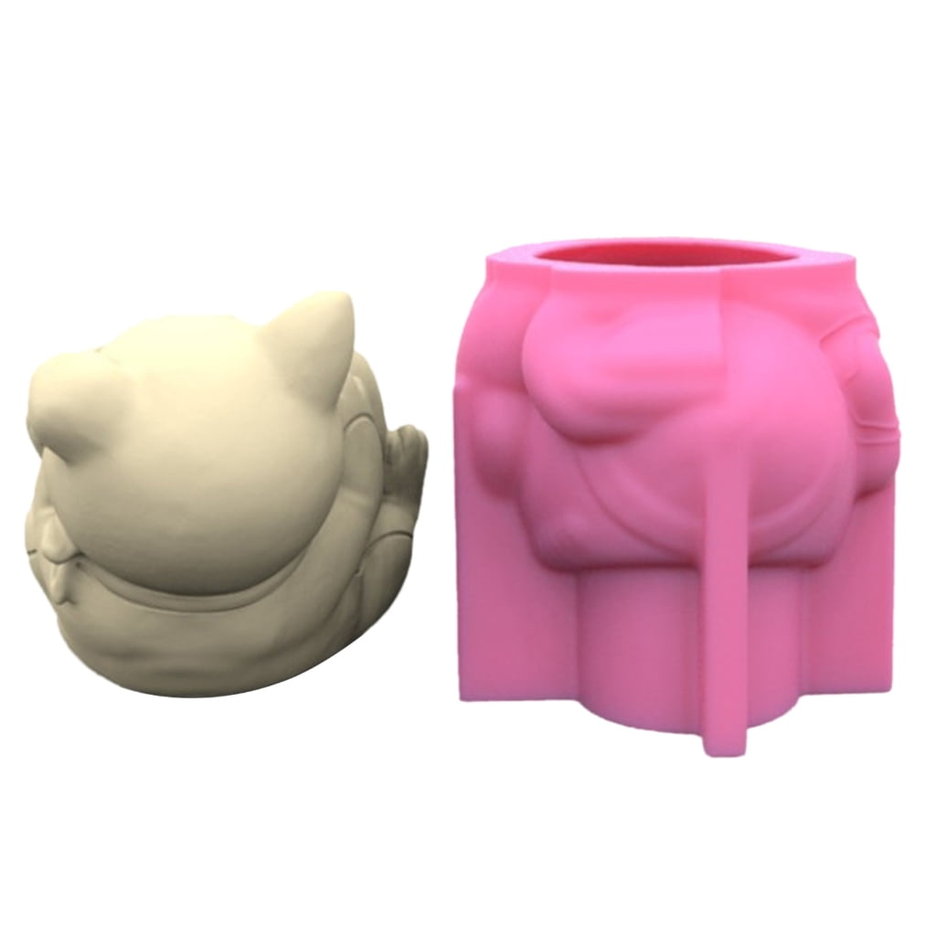 Aellinatey DIY Silicone Geometry Flower Pot Storage Box Mold for ...