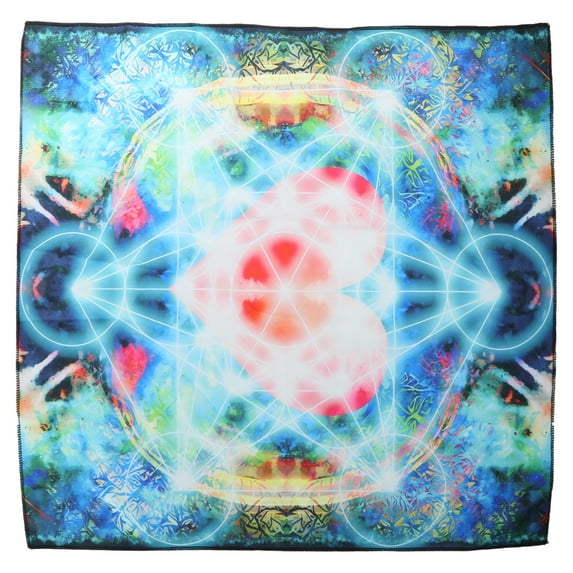 Aellinatey Divinations Card Table Cloth Tapestry Metatron Heart Tarot ...