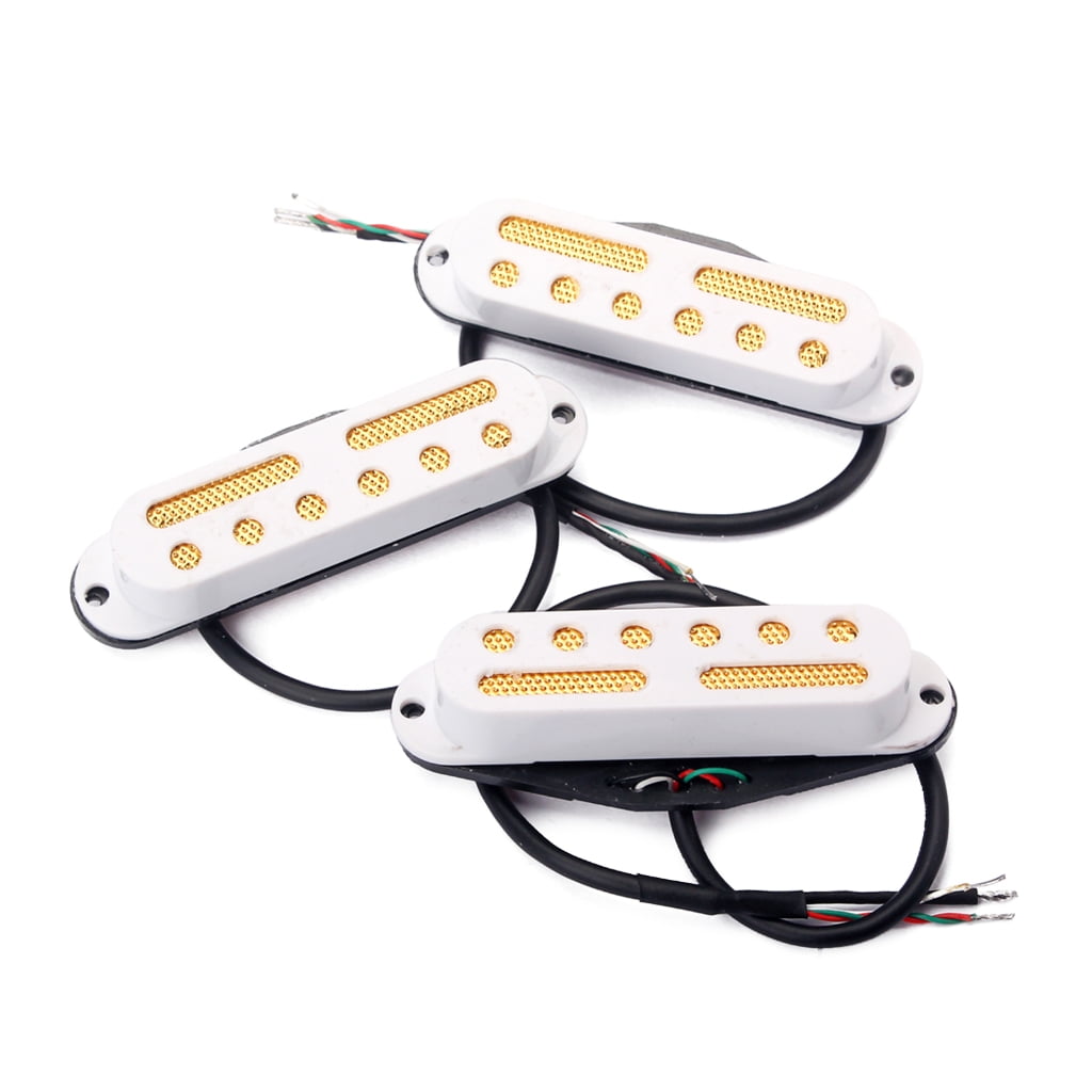 Aellinatey Dual Coils 4 Wires 3 Pieces Guitar Hot Rail Pickups for ST ...