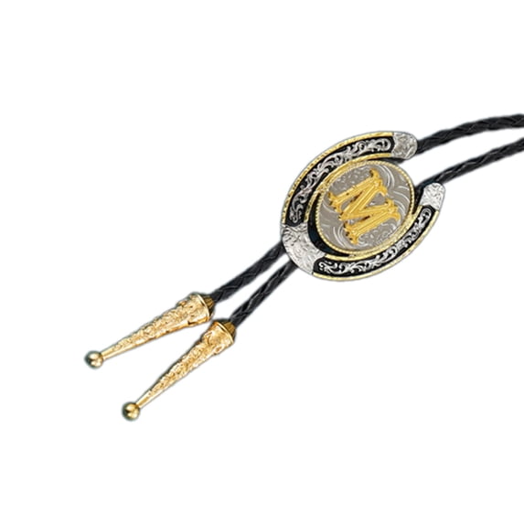 Aellinatey Elegant Black Bolo Tie with Deer Head Pendant Cowboy Necktie ...