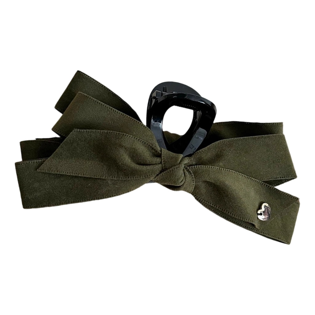 Aellinatey Elegant Gold Bowknot Hair Clip with Heart Shape for Women ...
