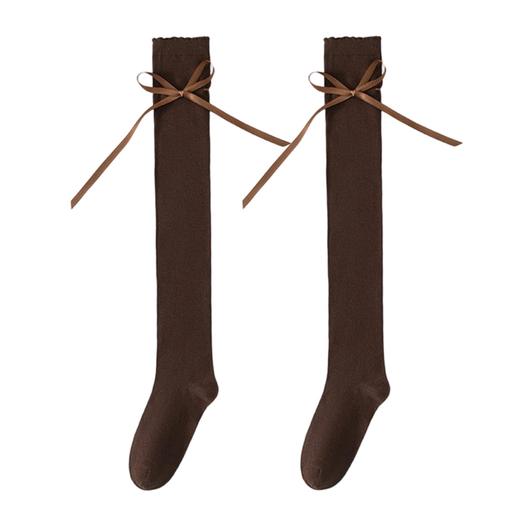 Aellinatey Elegant Lace Thigh High Socks Lacing Up Texture Outfit ...