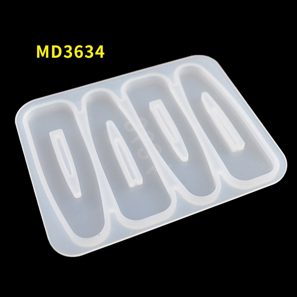 Aellinatey Epoxy Molds Hair Pin Mold Alligator Hair Clip Molds Jewelry ...