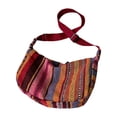 Aellinatey Ethnic Embroidered Bag Spacious Compartments Zippers Closure ...