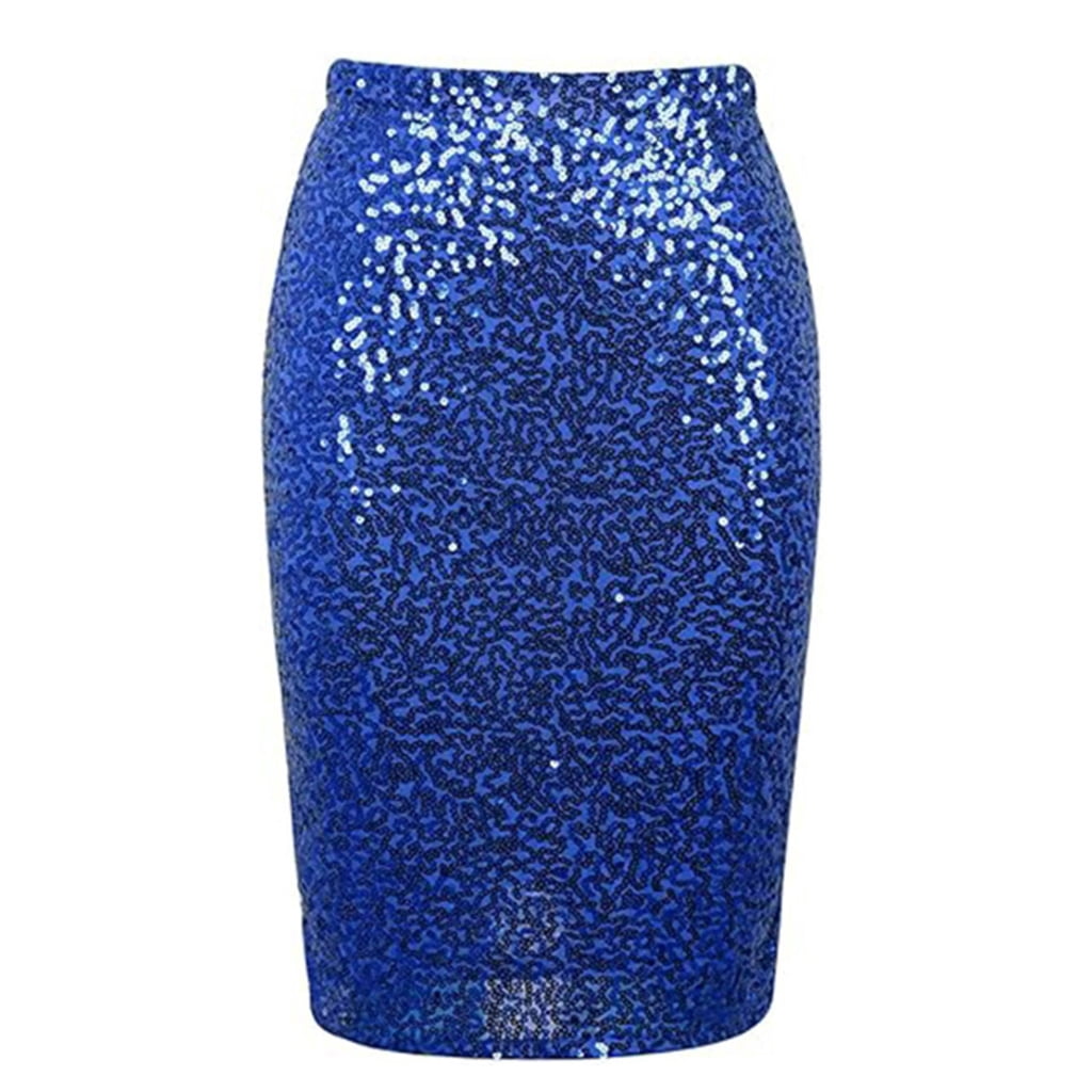Aellinatey Fashionable Sequins High Waist Skirt Bodycon Skirt For ...